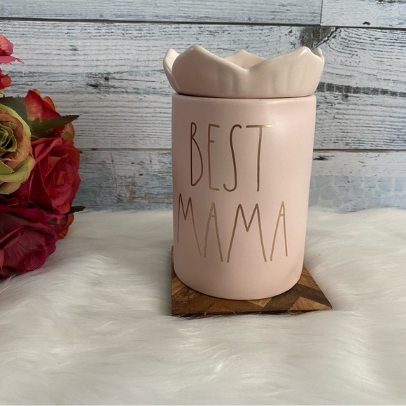 Accents | Rae Dunn Best Mama Candle With Flowered Lid | Poshmark